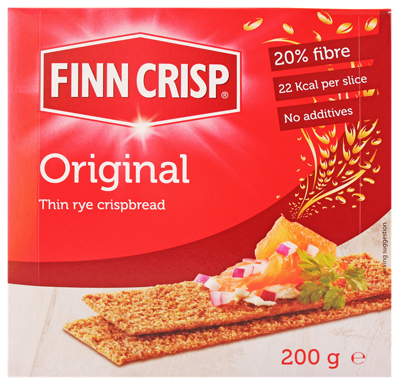 FINN CRISP ORIGINAL THIN RYE CRISPBREAD 200g : Fruitologist