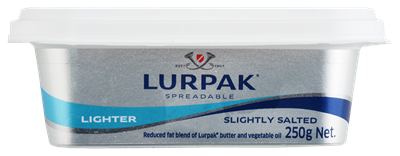 LURPAK LIGHTER SPREADABLE BUTTER 250g : Fruitologist