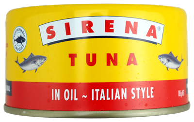 SIRENA TUNA IN OIL - ITALIAN STYLE 185g : Fruitologist