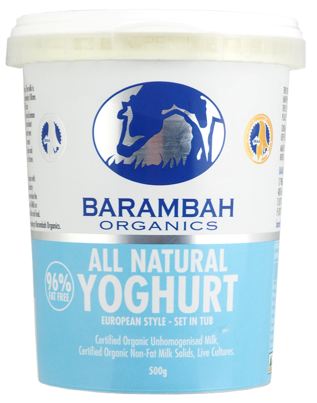 BARAMBAH ALL NATURAL YOGHURT 500g : Fruitologist