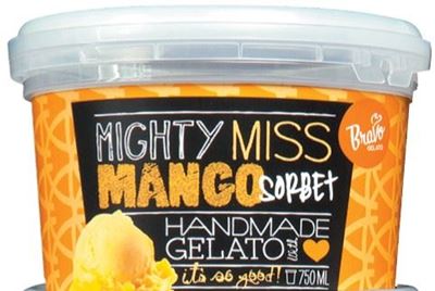 BRAVO GELATO MIGHTY MISS MANGO SORBET 750ML : Fruitologist